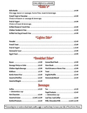 Menu – Kopper Kettle
