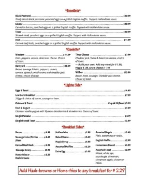 Menu | Kopper Kettle